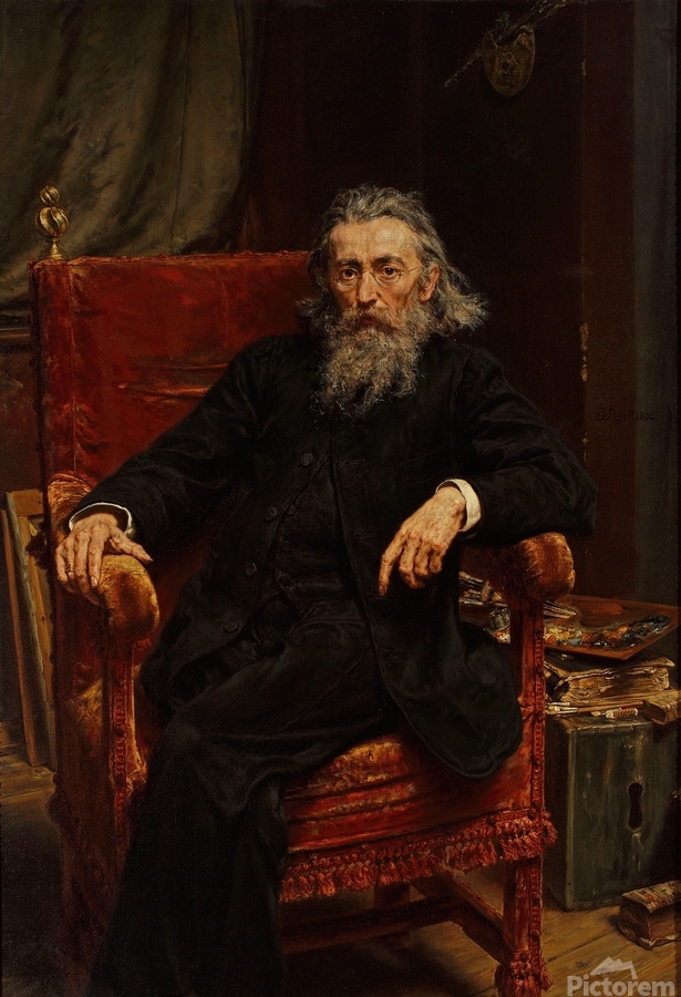 Self Portrait [1892] by Jan Matejko [1838–1893] by MyCozyFineArt Wall Art